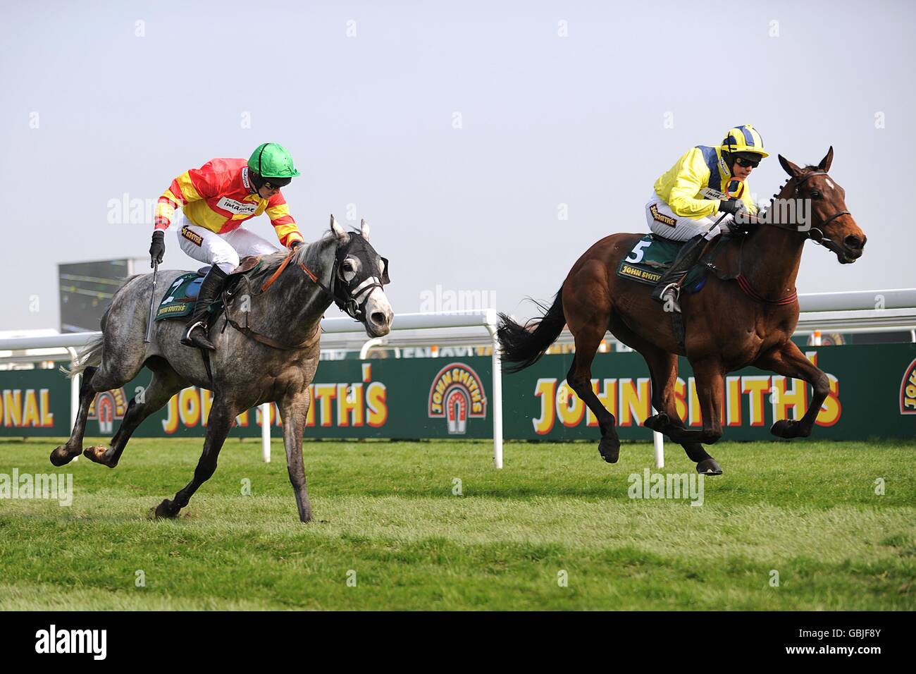 El Dancer ridden by Dominic Elsworth (right) goes on to win the Good ...