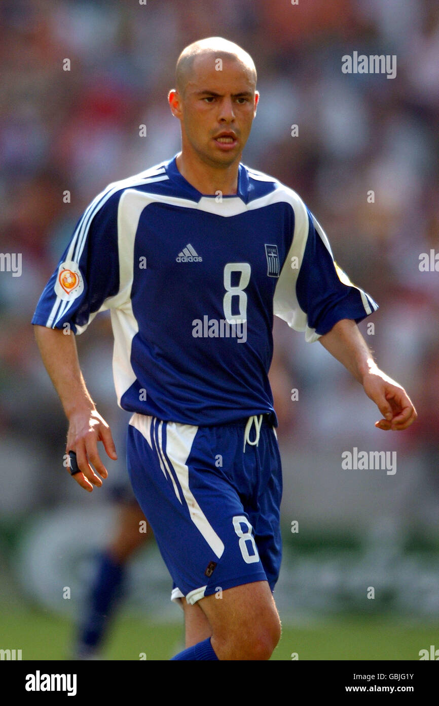 Soccer uefa european championship 2004 group a portugal v greece hi-res ...