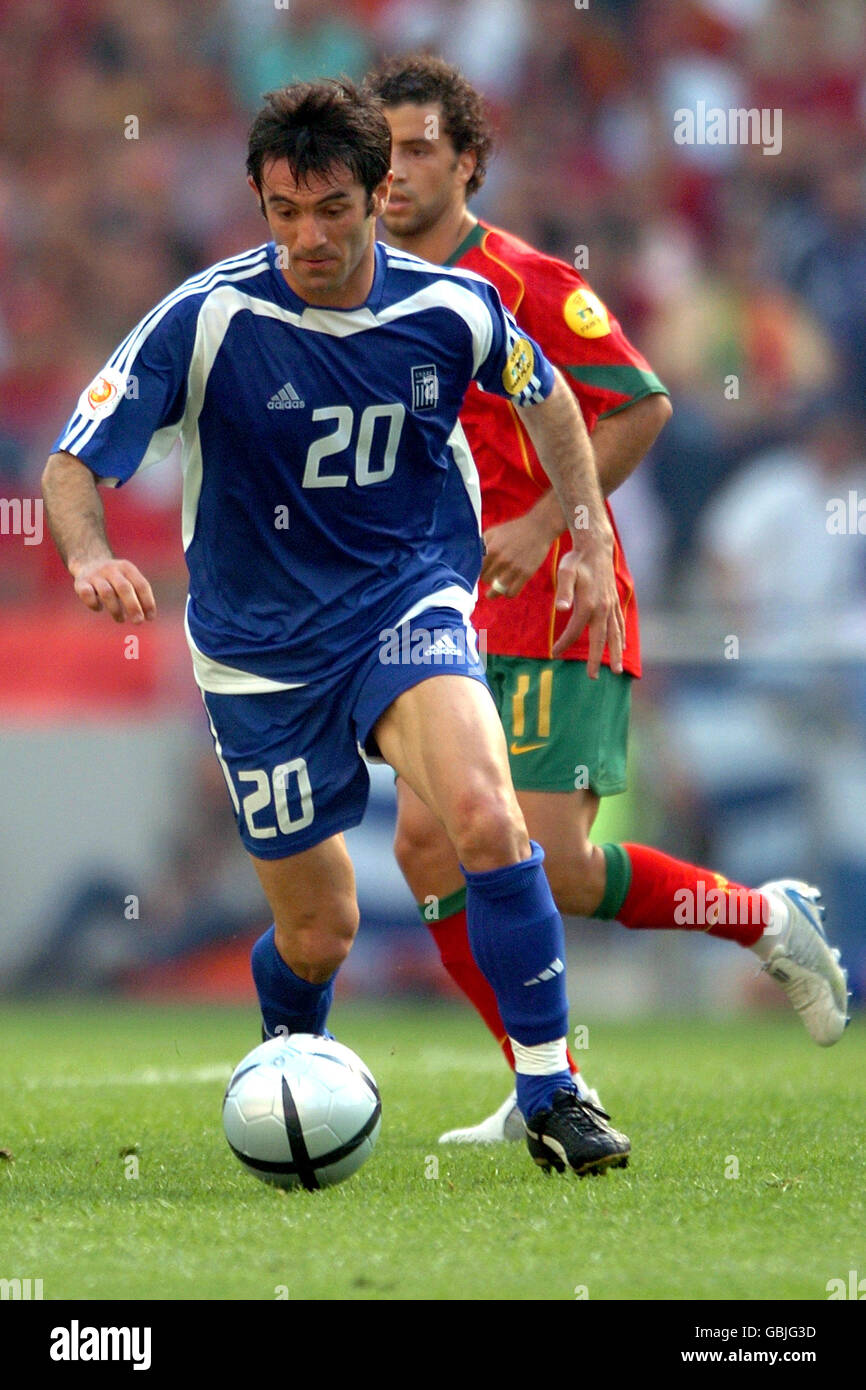 Soccer uefa european championship 2004 group a portugal v greece hi-res ...