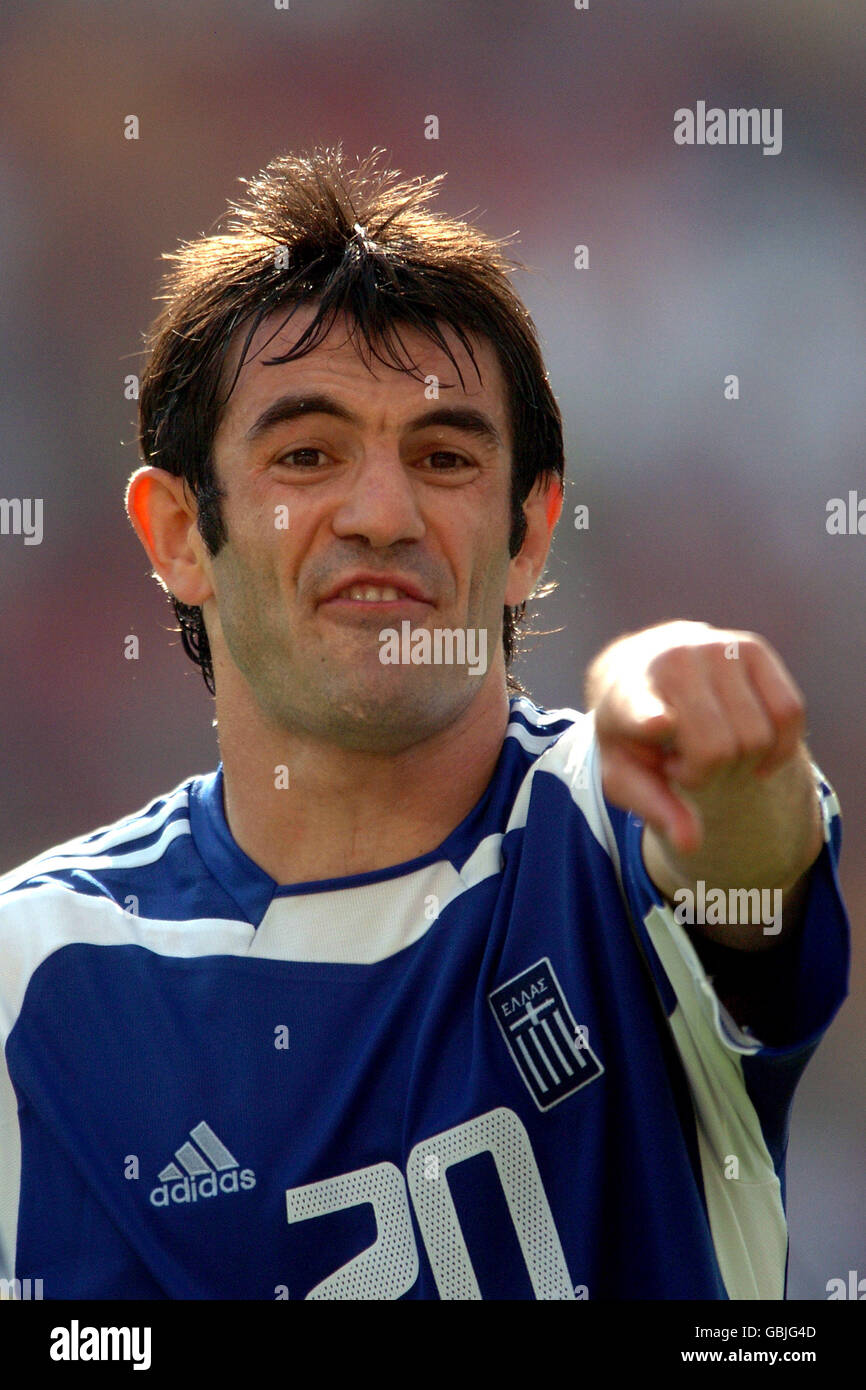 Soccer uefa european championship 2004 group a portugal v greece hi-res ...