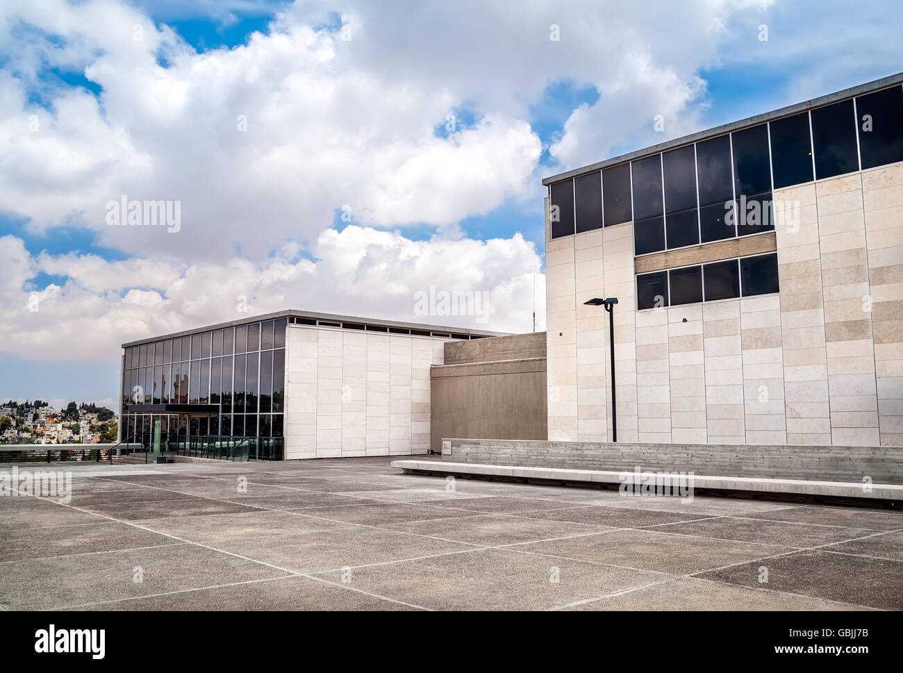 Entrance of Israeli museum building, Jerusalem, Israel Stock Photo - Alamy
