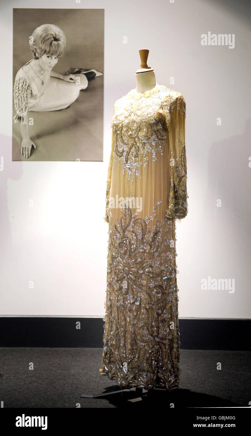 The dress worn on the cover of the album Dusty...Definitely, displayed ...