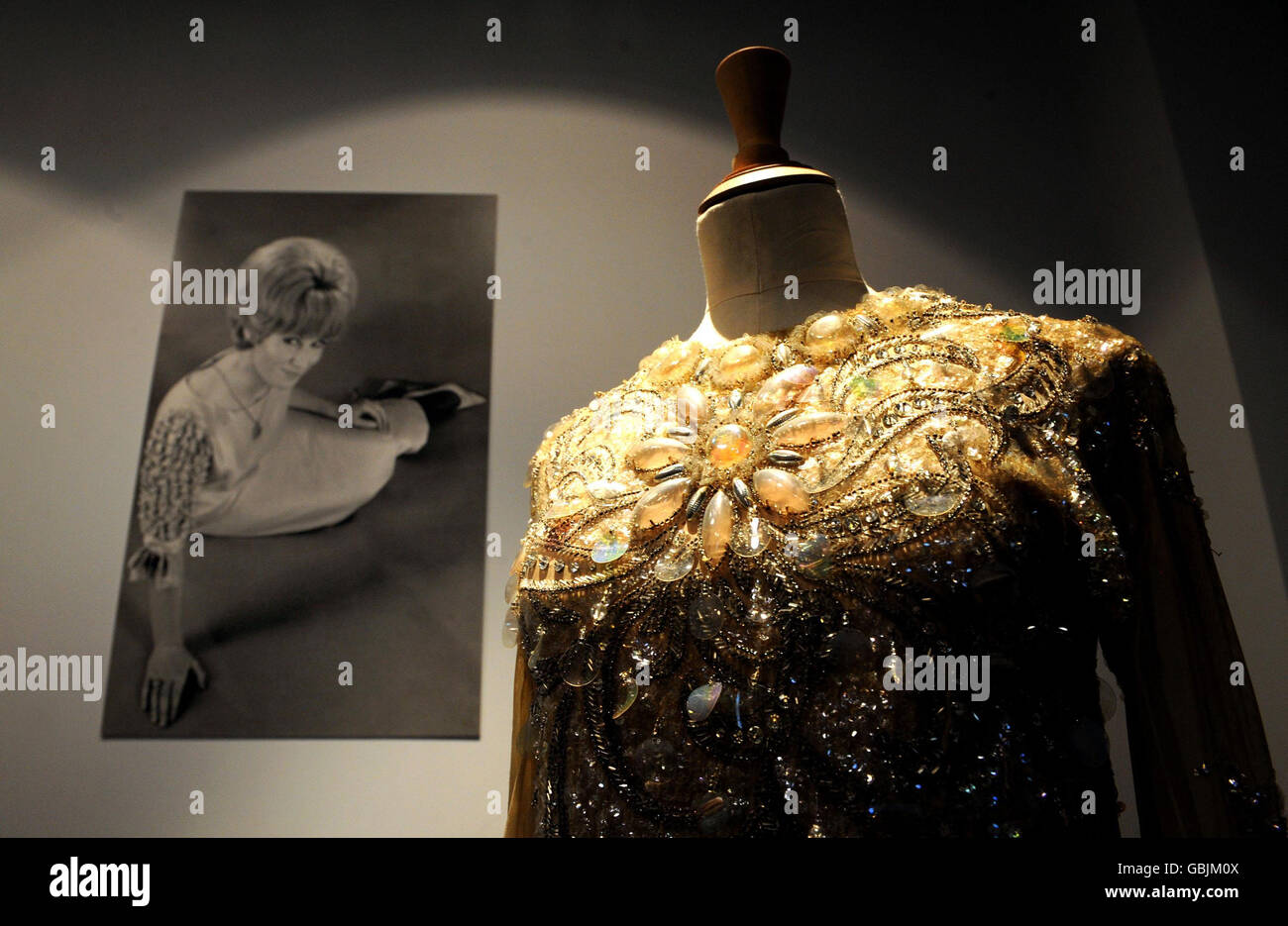 The dress worn on the cover of the album Dusty...Definitely, displayed ...