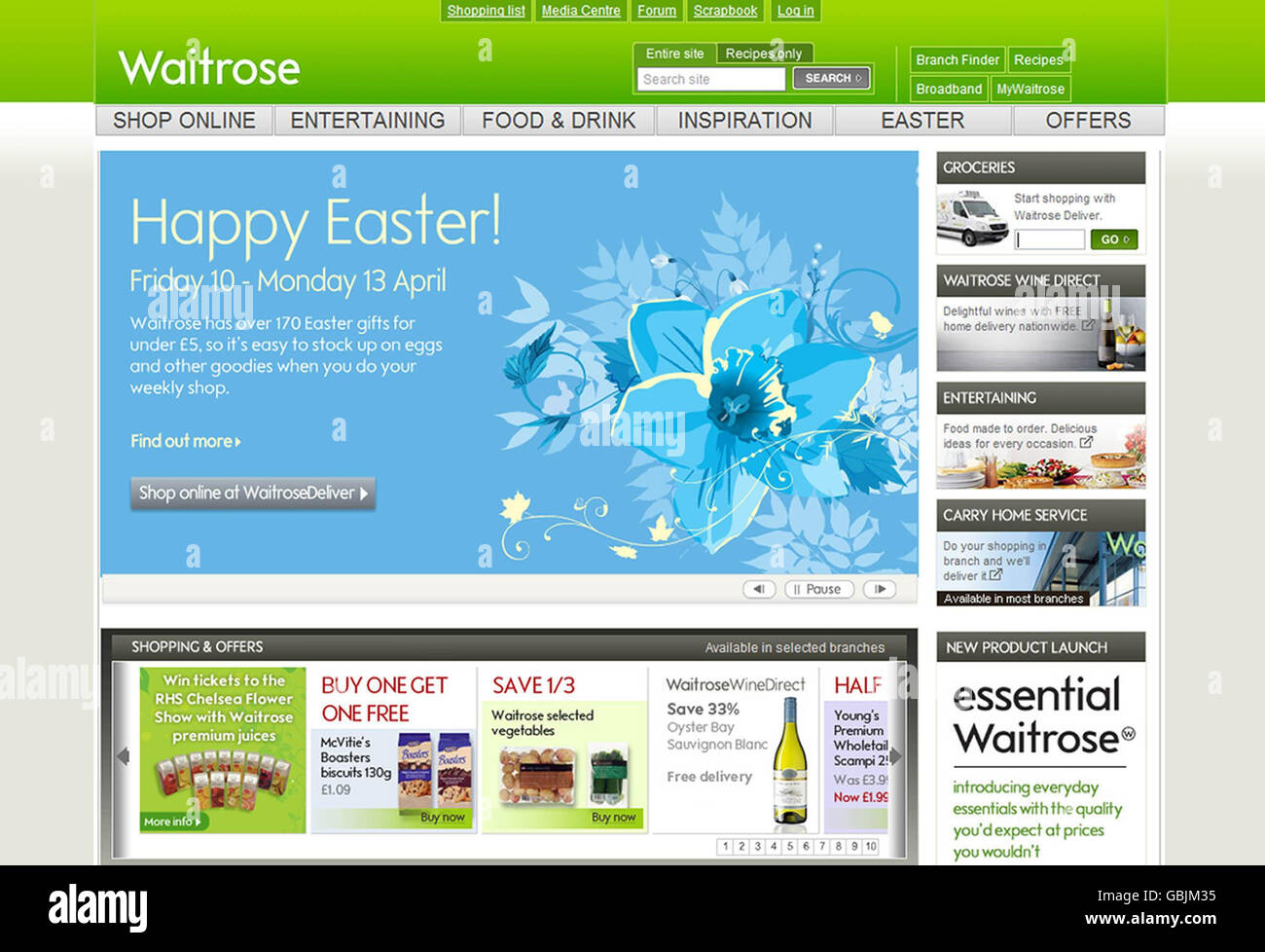 Waitrose supermarket website hi-res stock photography and images - Alamy