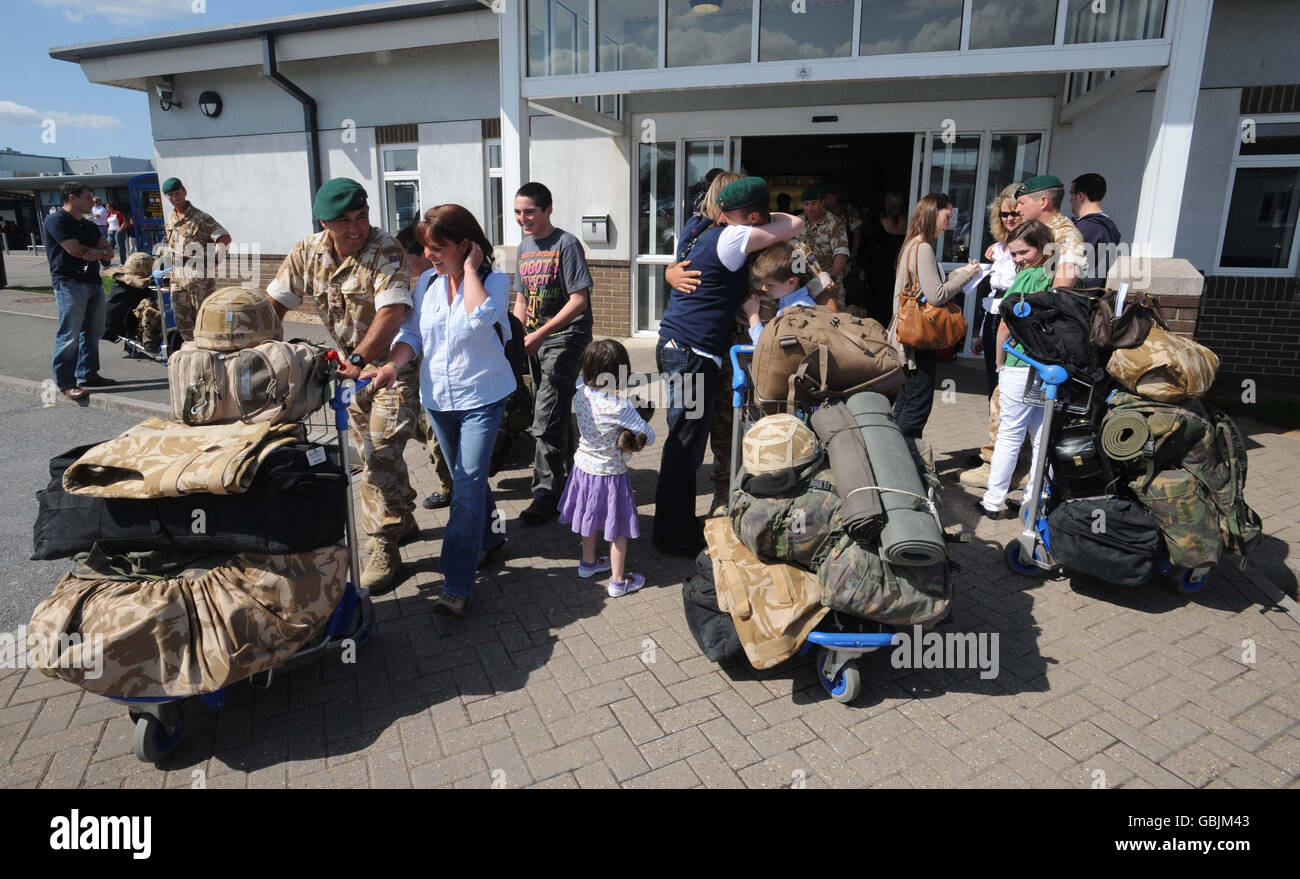 3 Commando Brigade homecoming Stock Photo - Alamy