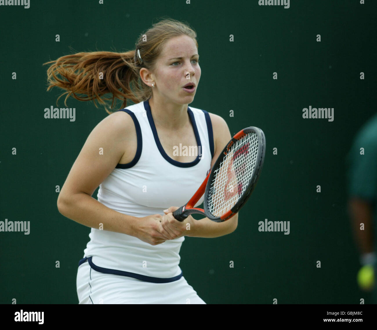 Tennis - Wimbledon 2004 - First Round - Katie O'Brien v Maria Sanchez ...
