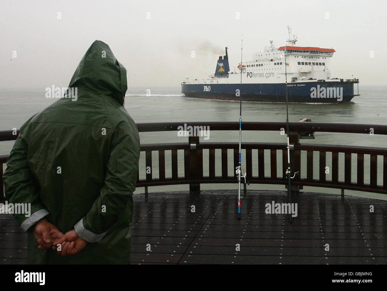 Blockade of Channel ports Stock Photo - Alamy