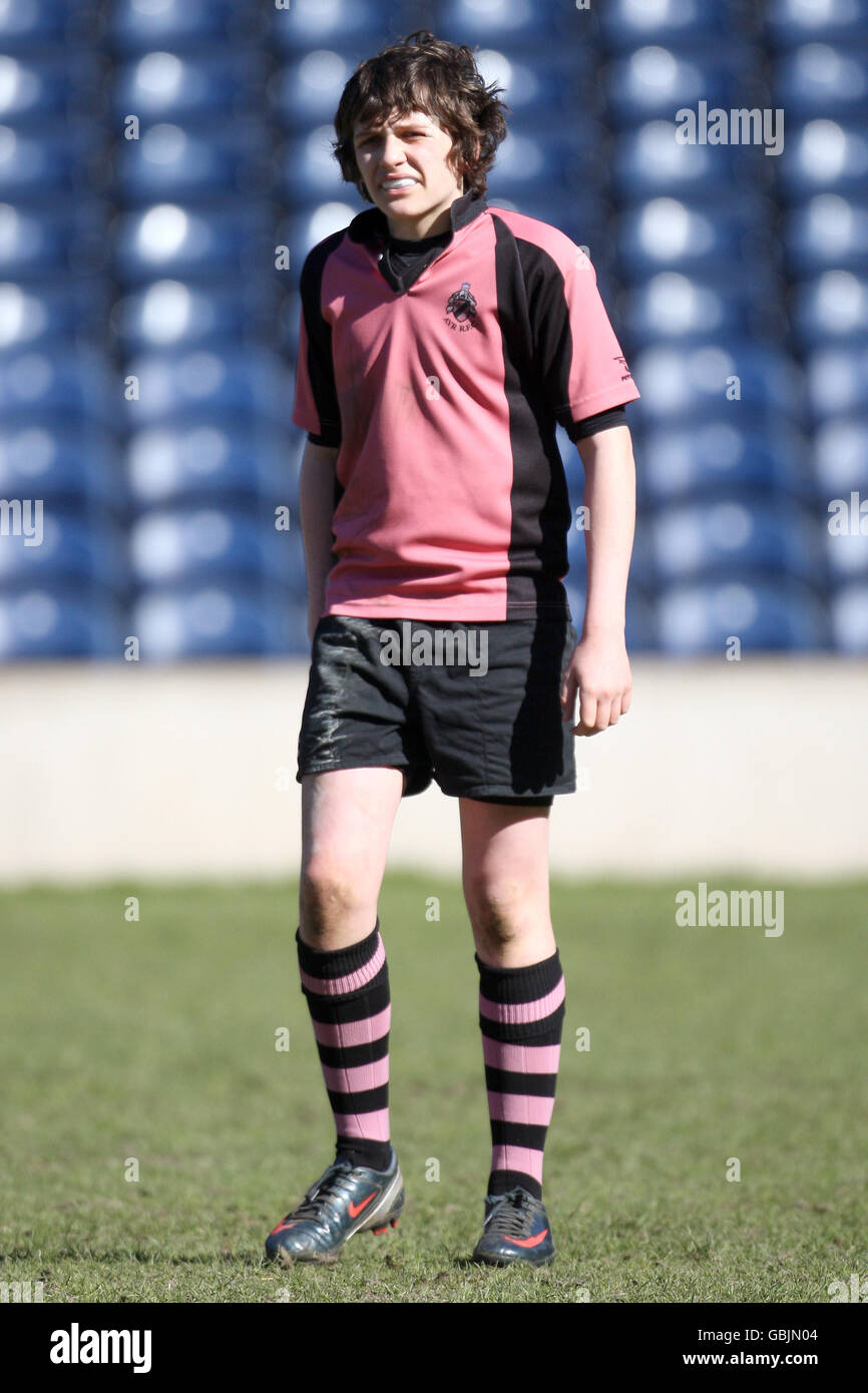 Ayr in action during the National Midi Cup finals at Murrayfield ...