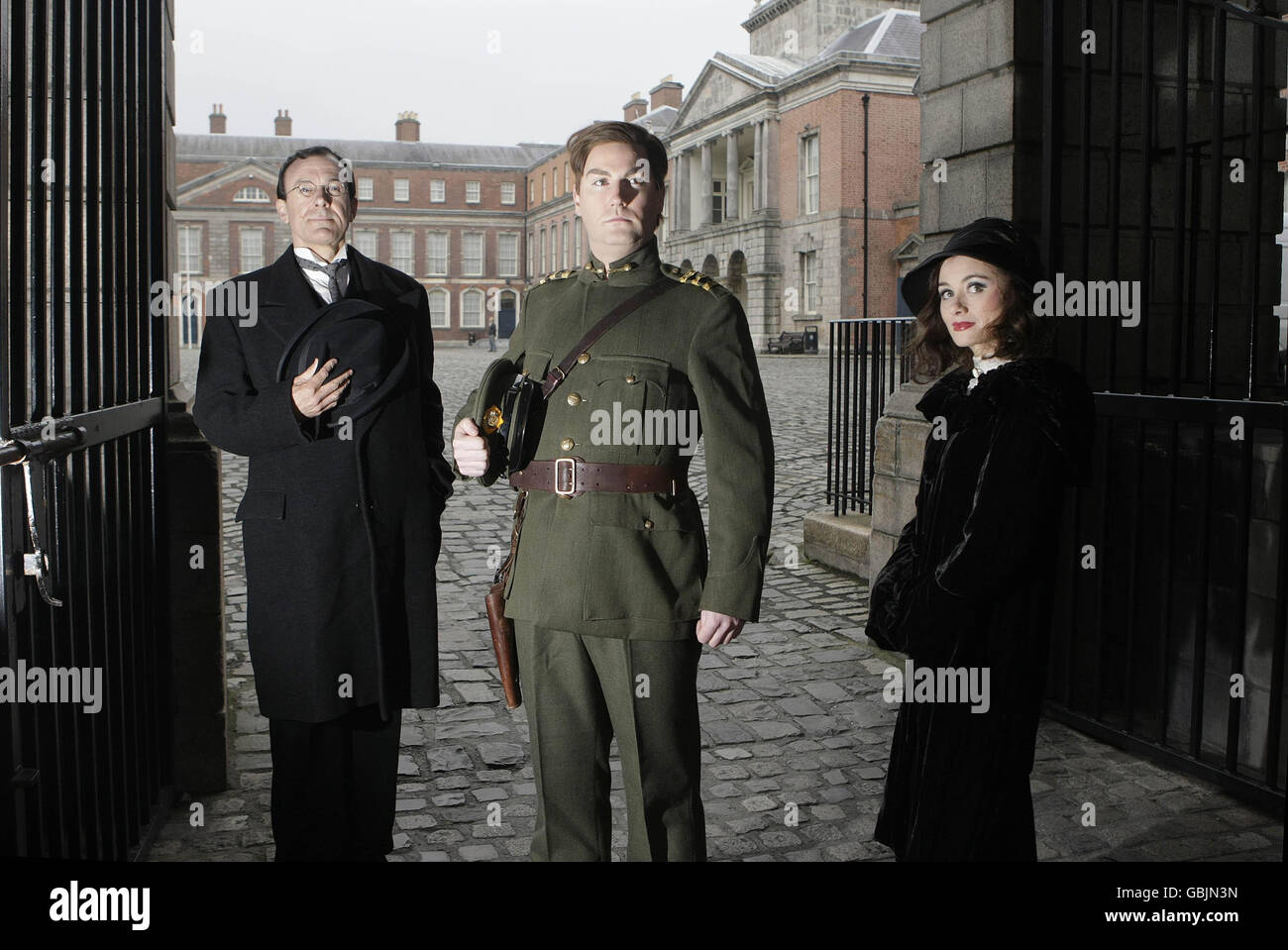 Michael Collins musical photocall Stock Photo - Alamy