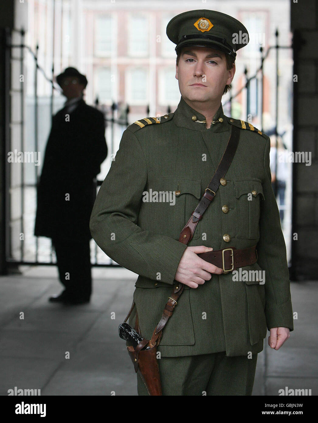 Michael Collins musical photocall Stock Photo - Alamy