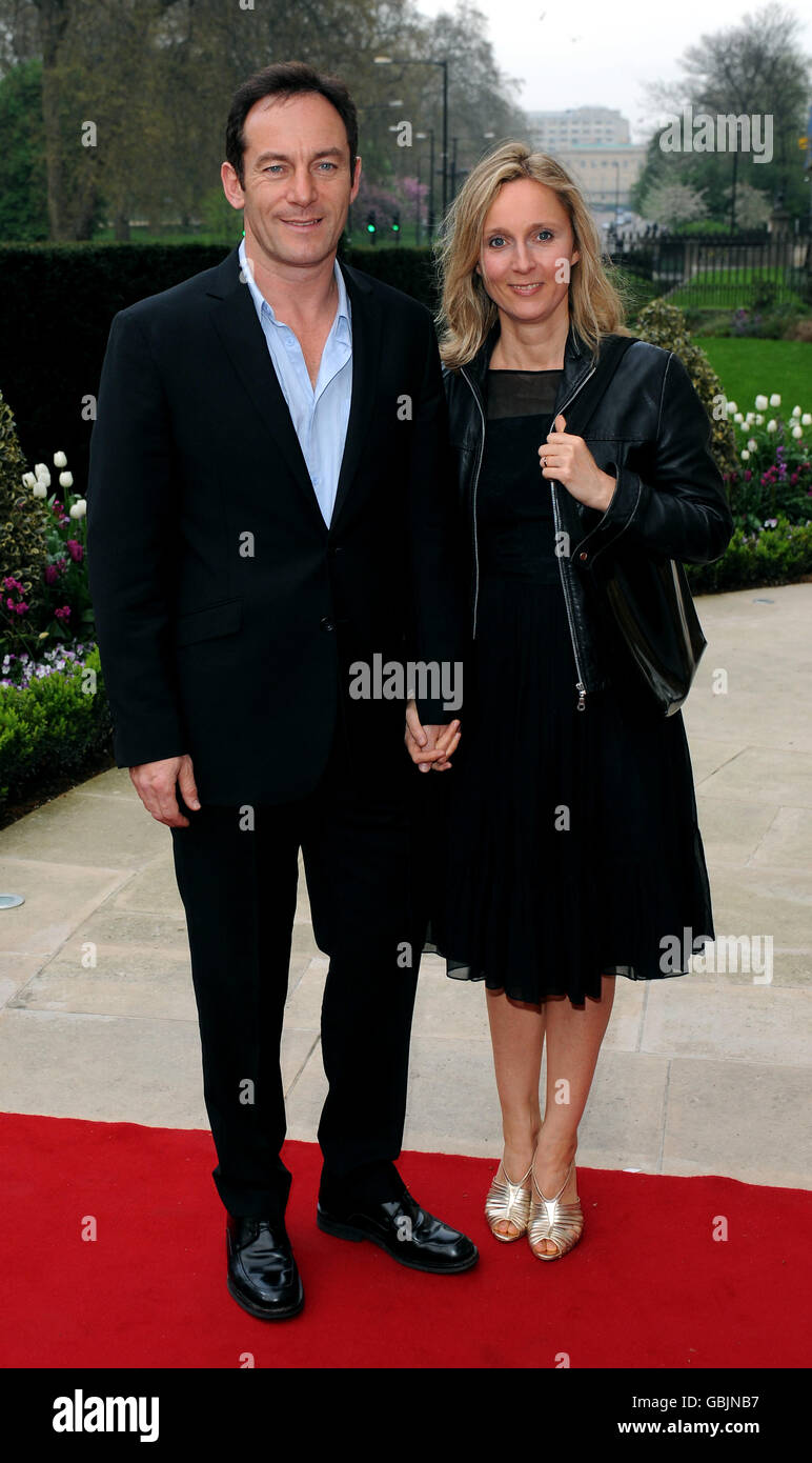Jason Isaacs and Emma Hewitt arrives for the British Academy Television ...