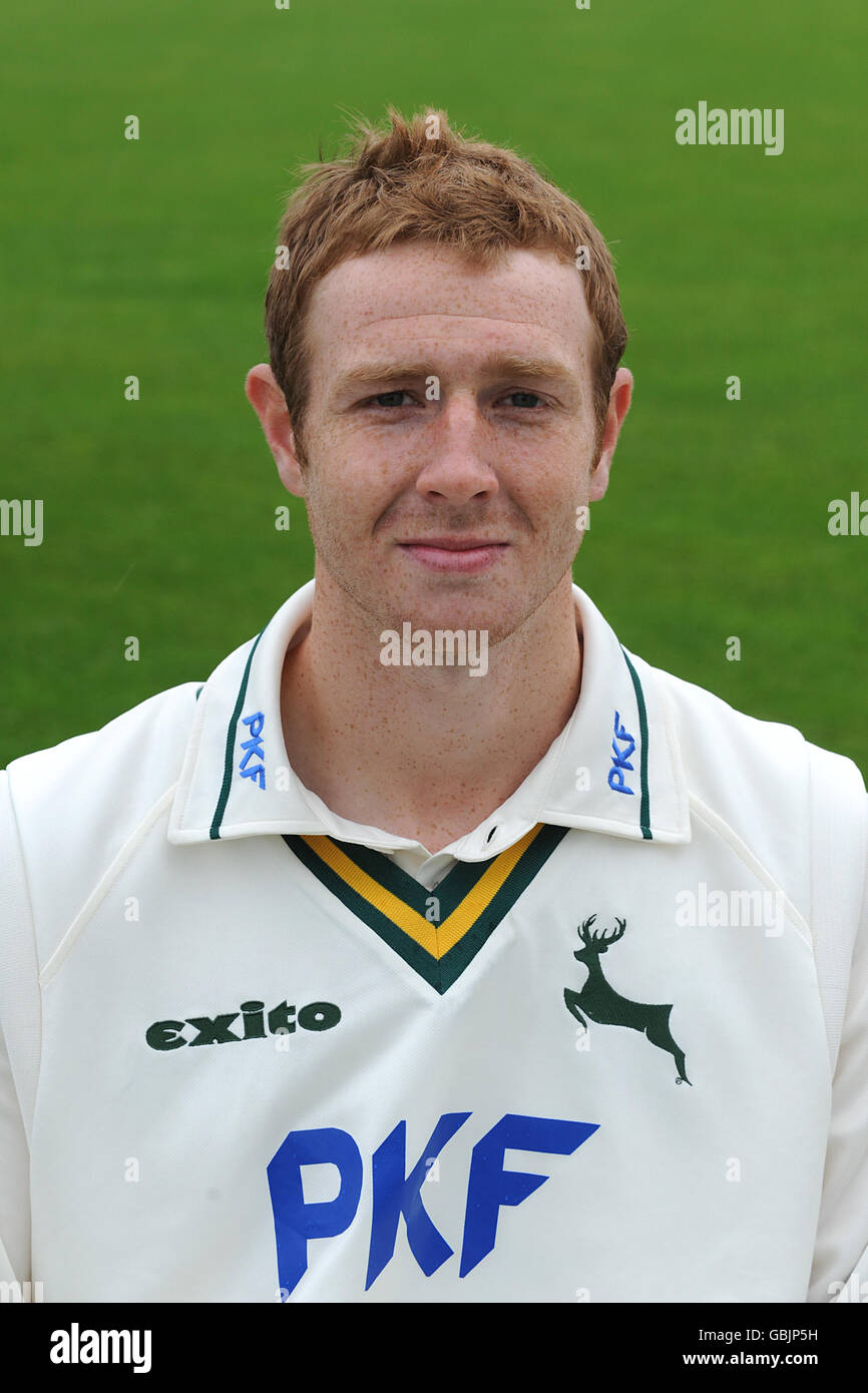 Cricket - Nottinghamshire Photocall 2009 - Trent Bridge Stock Photo - Alamy