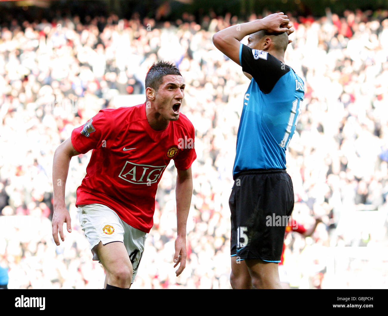 Federico macheda manchester united goal hi-res stock photography and ...