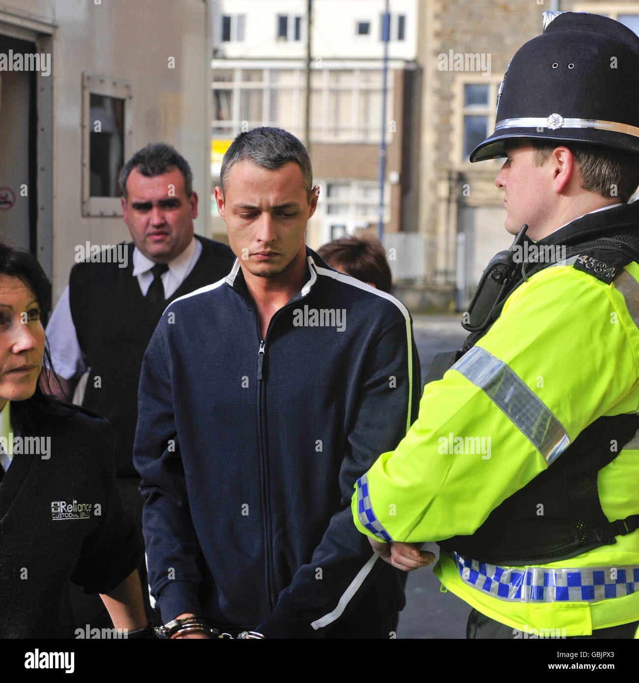 Paul Grabham, 25, arrives at Swansea Magistrates Court, where he is ...
