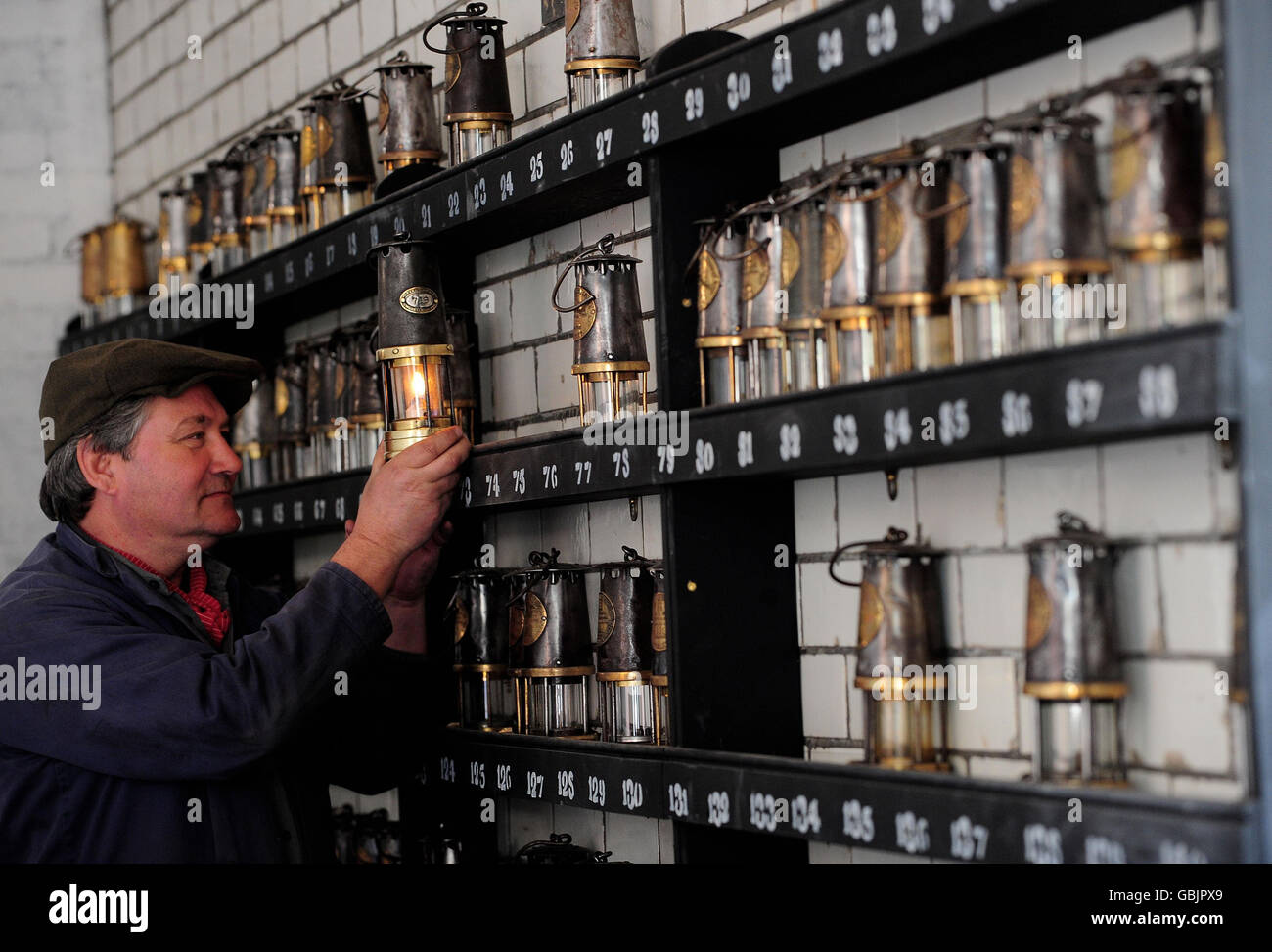 Miners lamps hi-res stock photography and images - Alamy