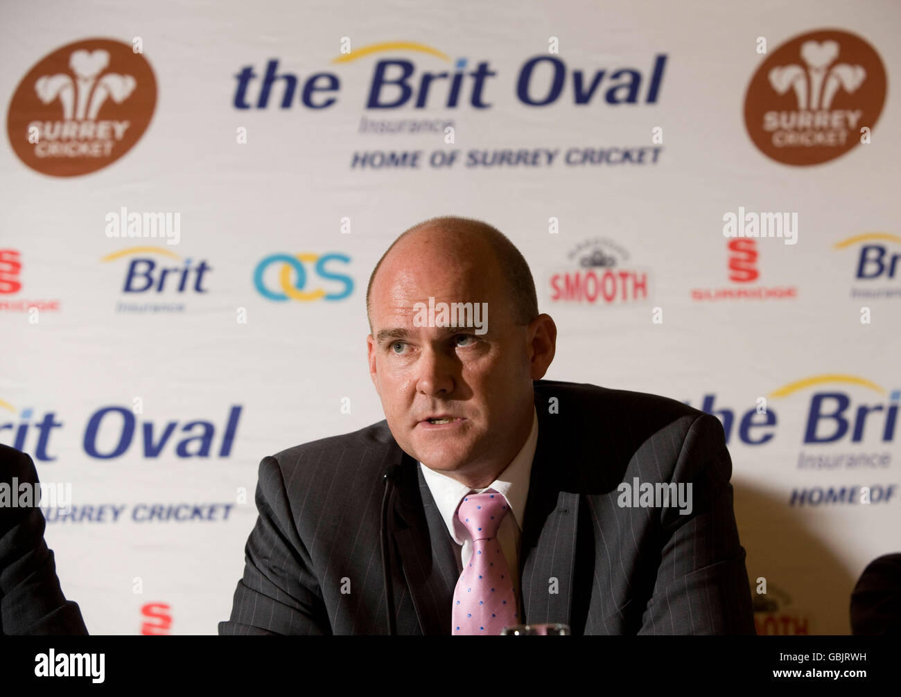 Cricket - Surrey County Cricket Club - Press Day - The Brit Oval Stock ...