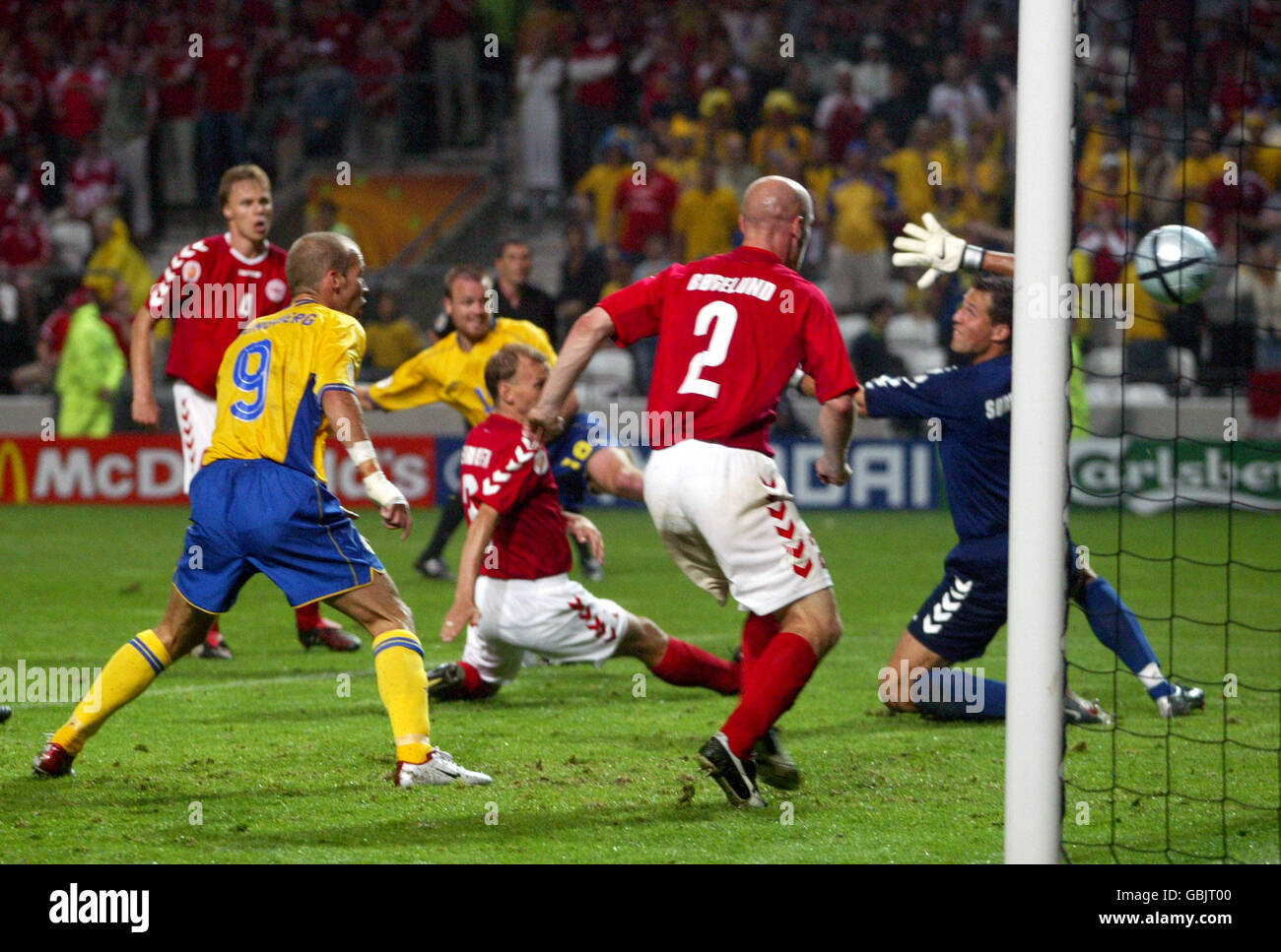 Soccer - UEFA European Championship 2004 - Group C - Denmark v Sweden ...