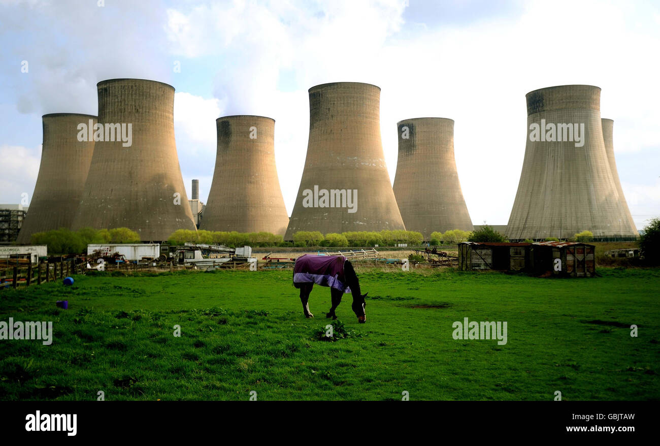 A general view of Ratcliffe-on-Soar power station, Nottingham after ...