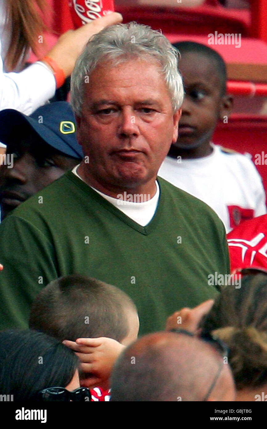 Tony Adams, Victoria Beckham's father enjoys the game Stock Photo - Alamy
