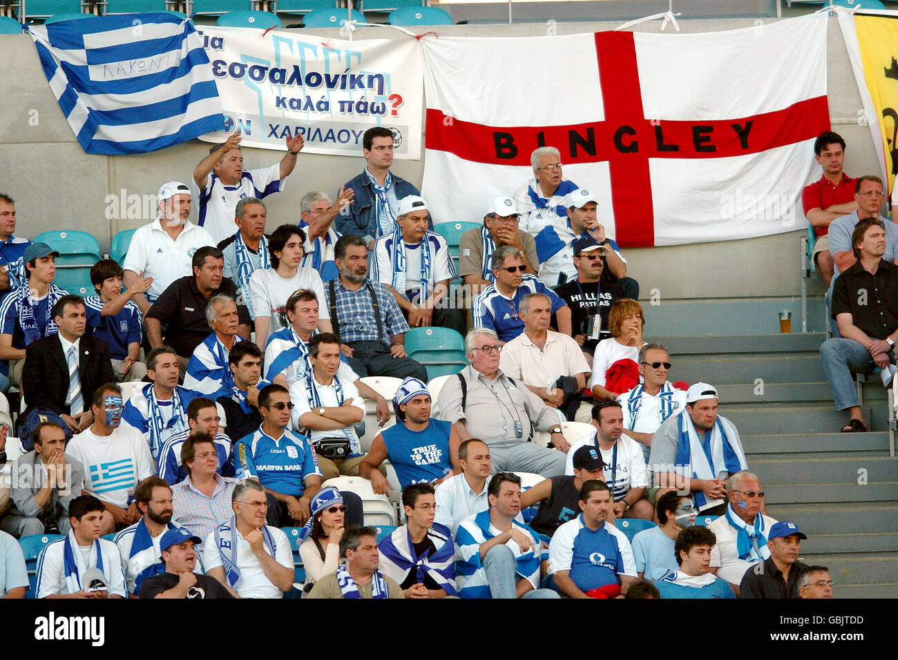 Soccer uefa european championship 2004 group a russia v greece hi-res ...