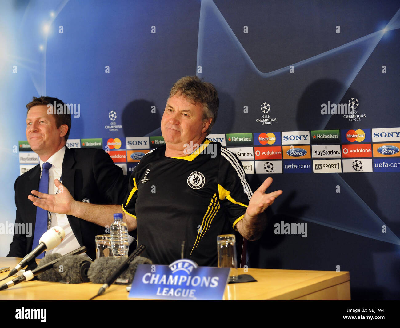 Seated sitting soccer football manager hi-res stock photography and ...