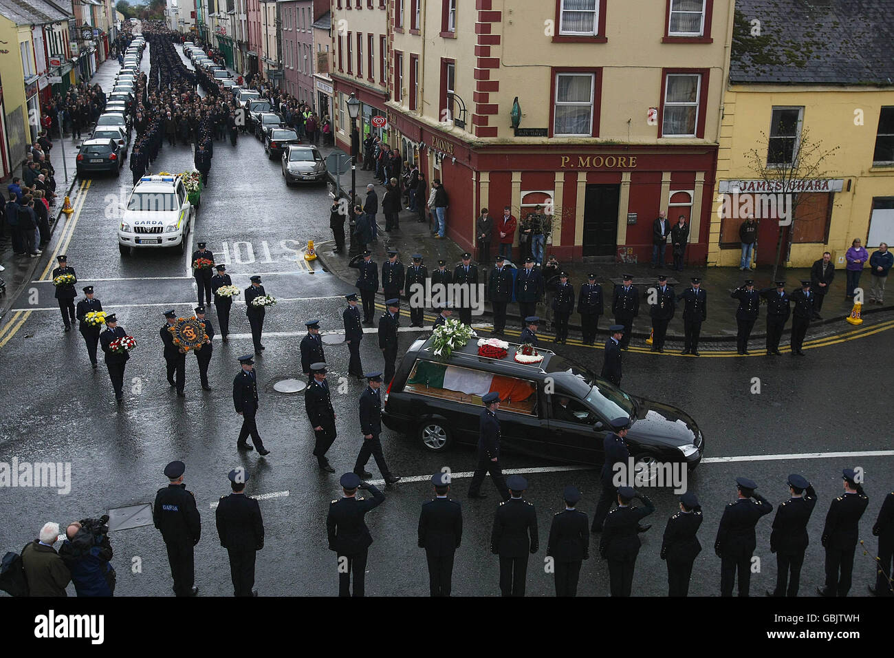 State funeral for garda hi-res stock photography and images - Alamy