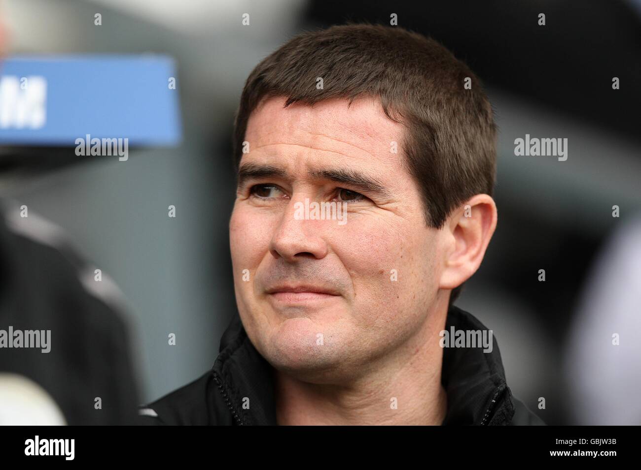Football football pride park headshot head shot head shot hi-res stock ...
