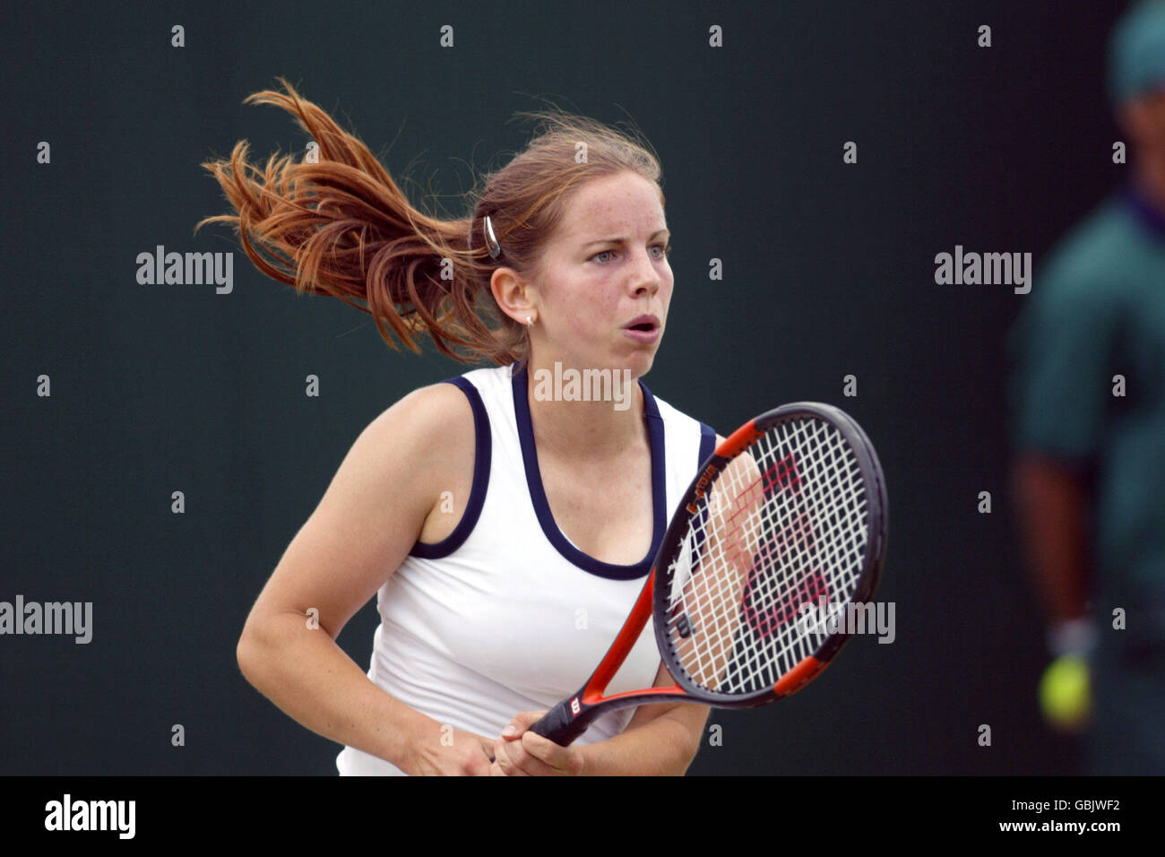 Tennis - Wimbledon 2004 - First Round - Katie O'Brien v Maria Sanchez ...