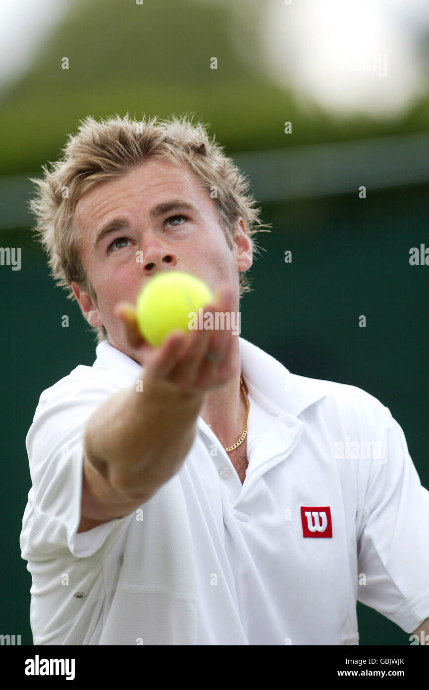 Tennis - Wimbledon 2004 - Second Round - Mark Hilton v Dominik Hrbaty ...