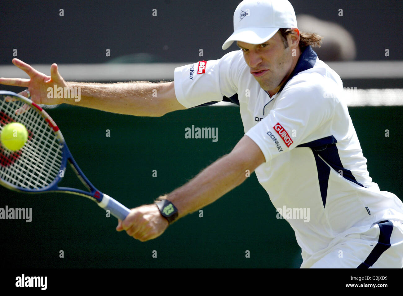 Tennis wimbledon 2004 first round rainer schuettler v greg rusedski hi ...