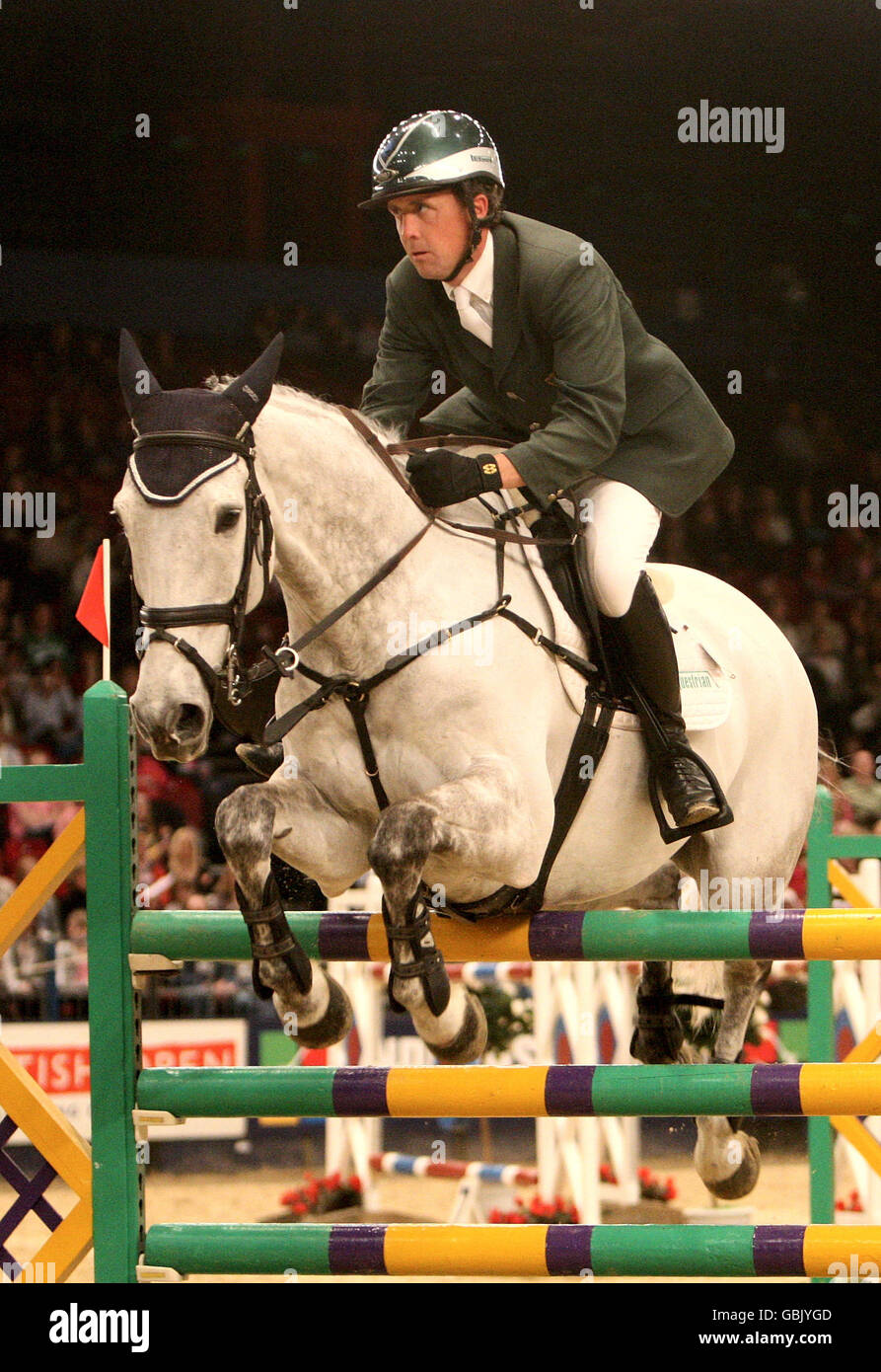 Equestrian - British Open Show Jumping Championships - LG Arena Stock ...