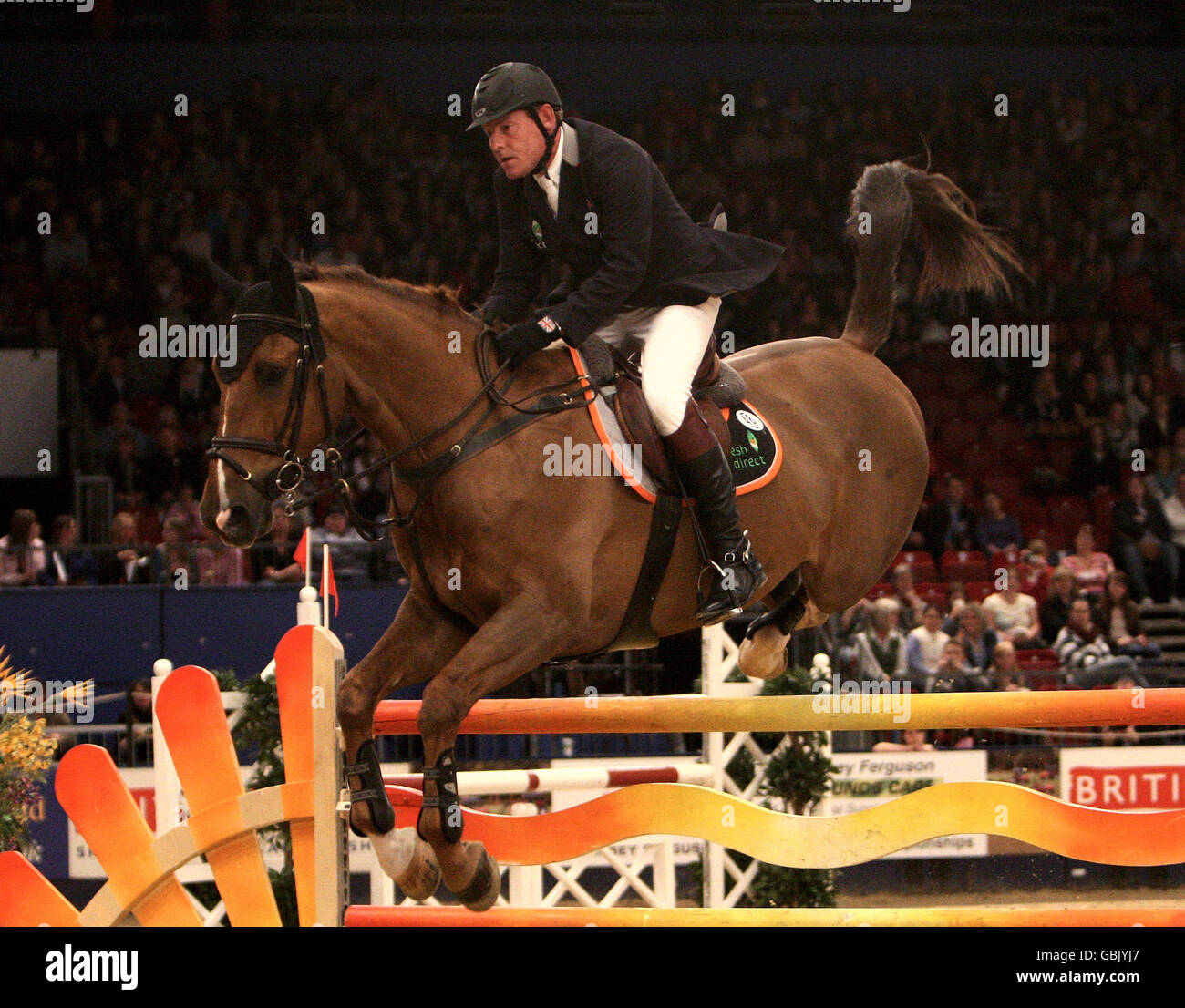Equestrian - British Open Show Jumping Championships - LG Arena Stock ...