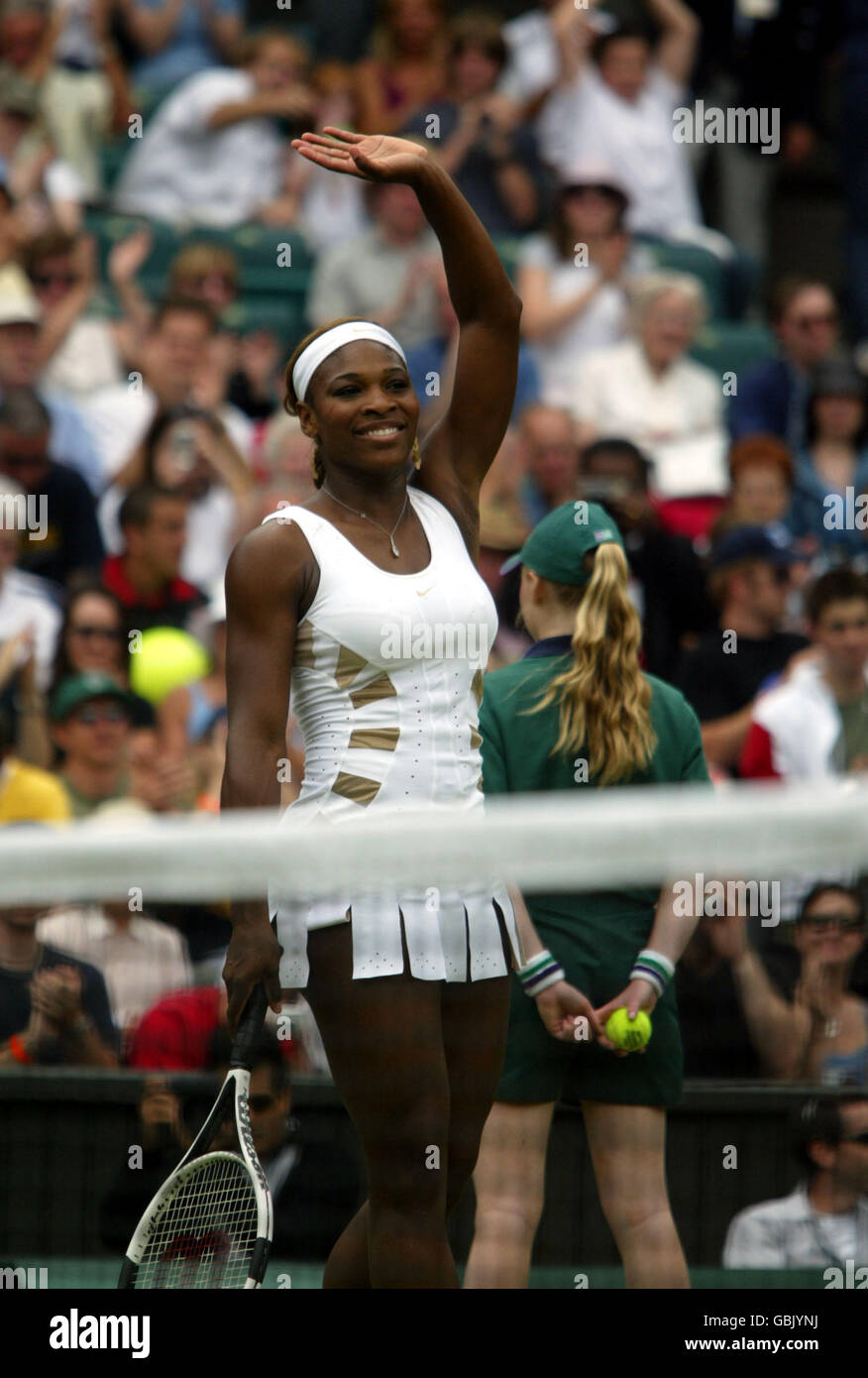 Tennis wimbledon 2004 quarter final serena williams v jennifer capriati ...