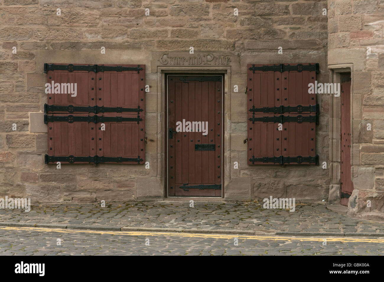 Medieval hall house layout hi-res stock photography and images - Alamy