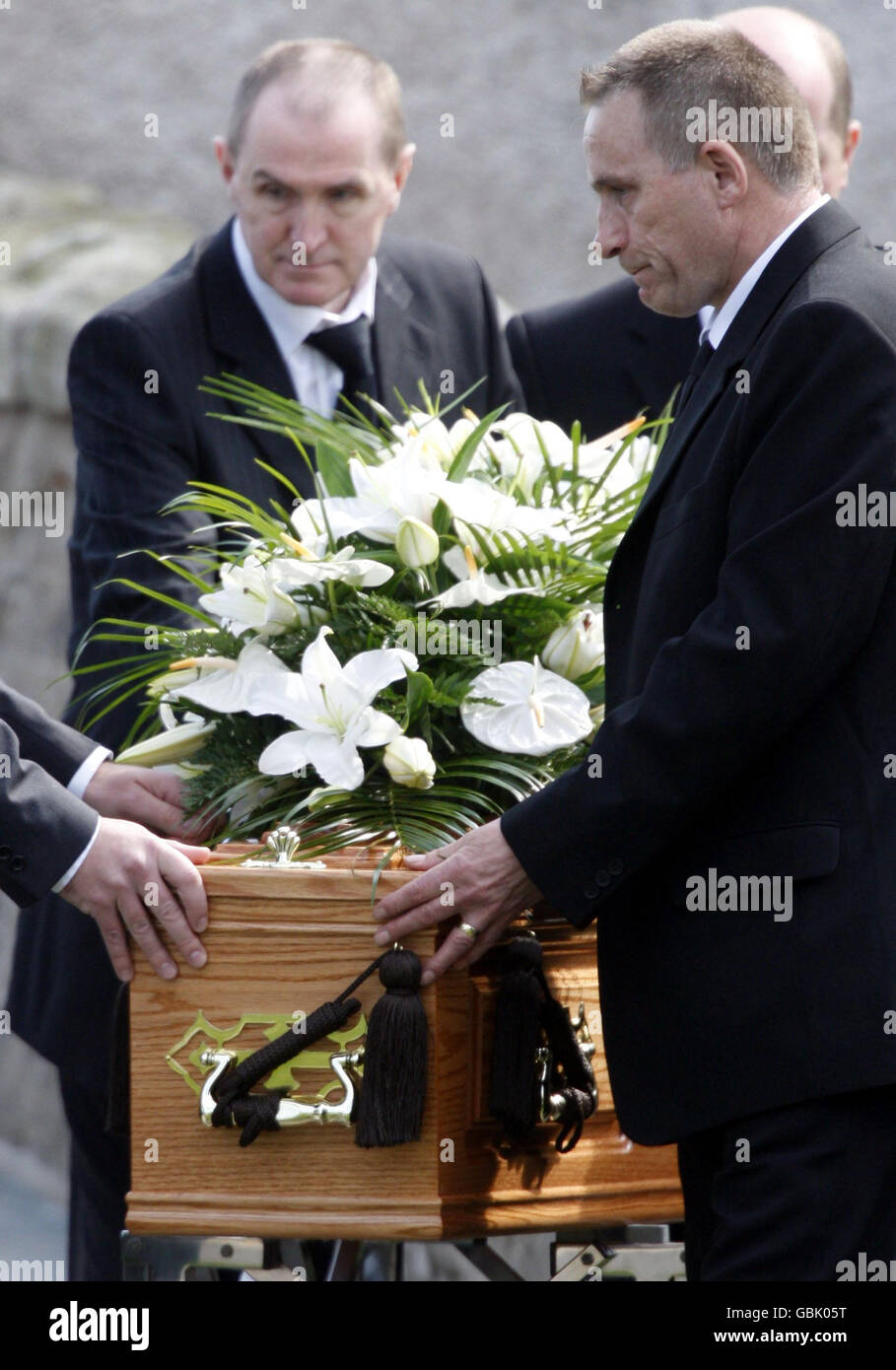 Funeral for North Sea helicopter passenger Stock Photo - Alamy