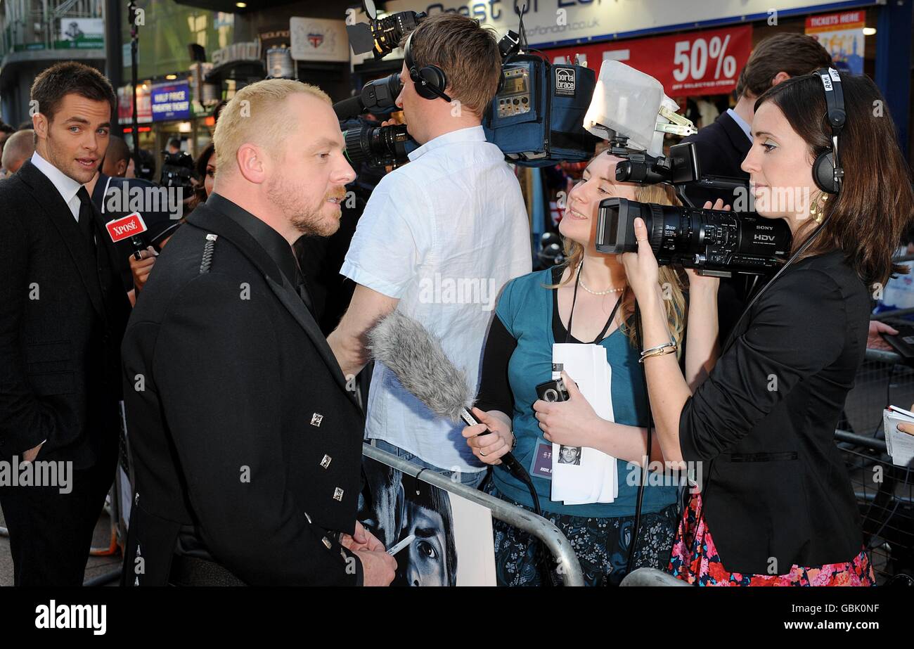 UK Film Premiere of Star Trek - London Stock Photo - Alamy