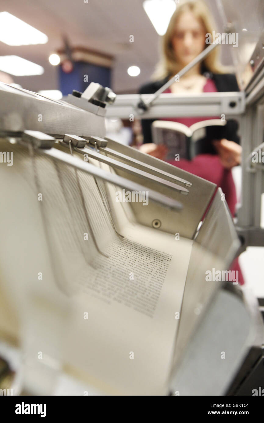 The Espresso Book Machine (EBM), which is able to bring many rare and ...