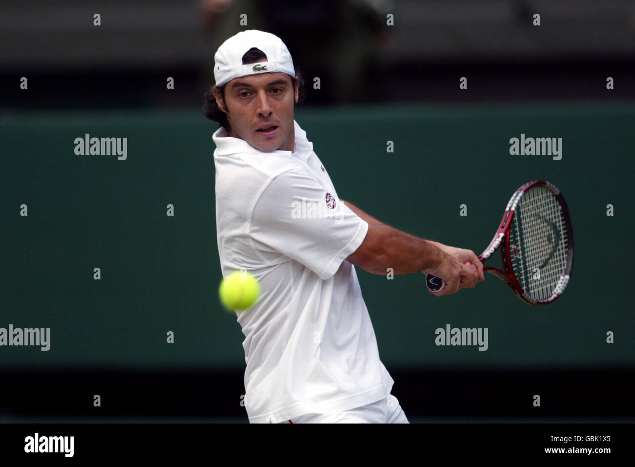 Tennis - Wimbledon 2004 - Men's Semi Final - Roger Federer v Sebastian ...
