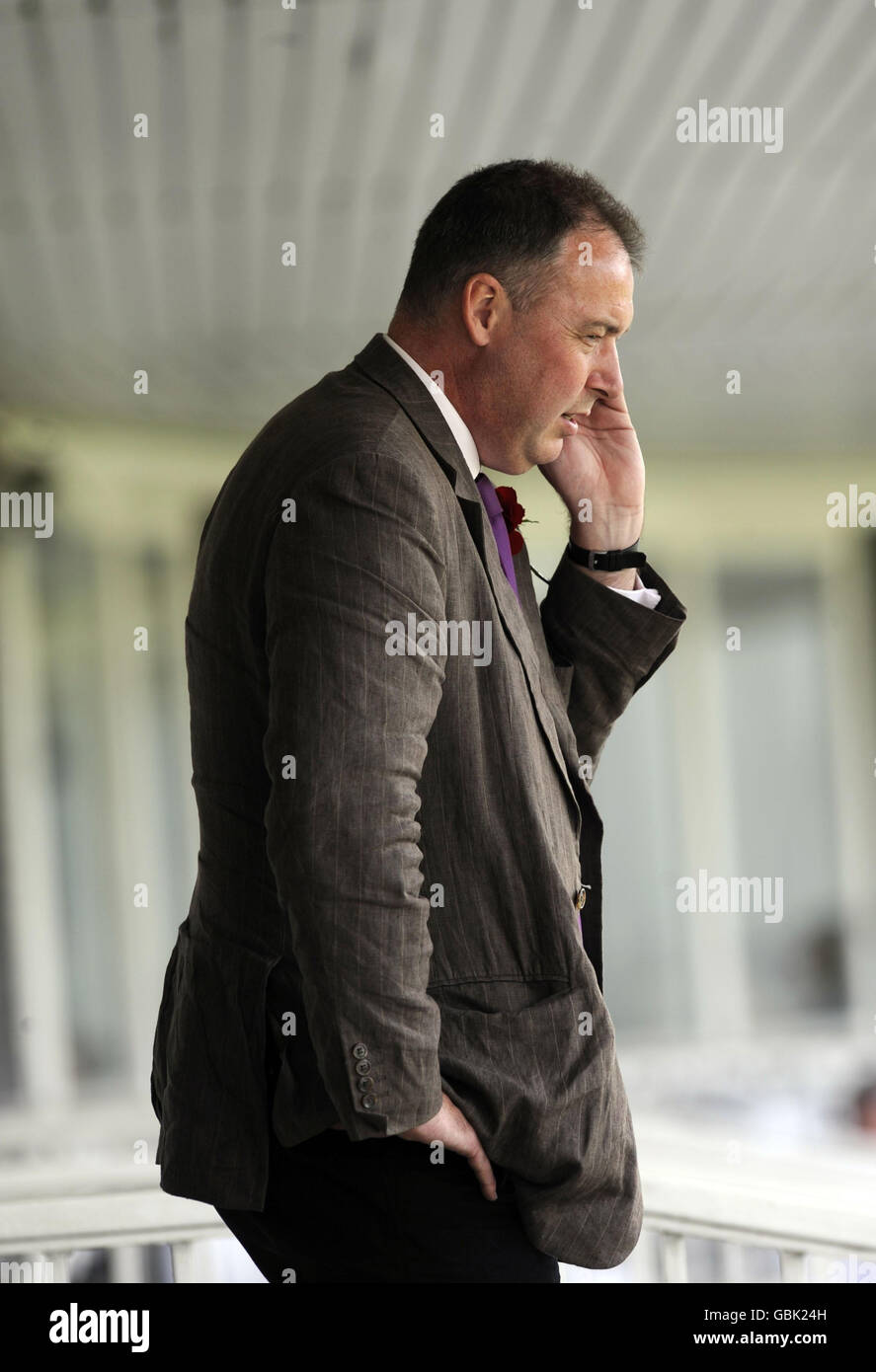 Former England bowler and Director of Middlesex cricket Angus Fraser ...