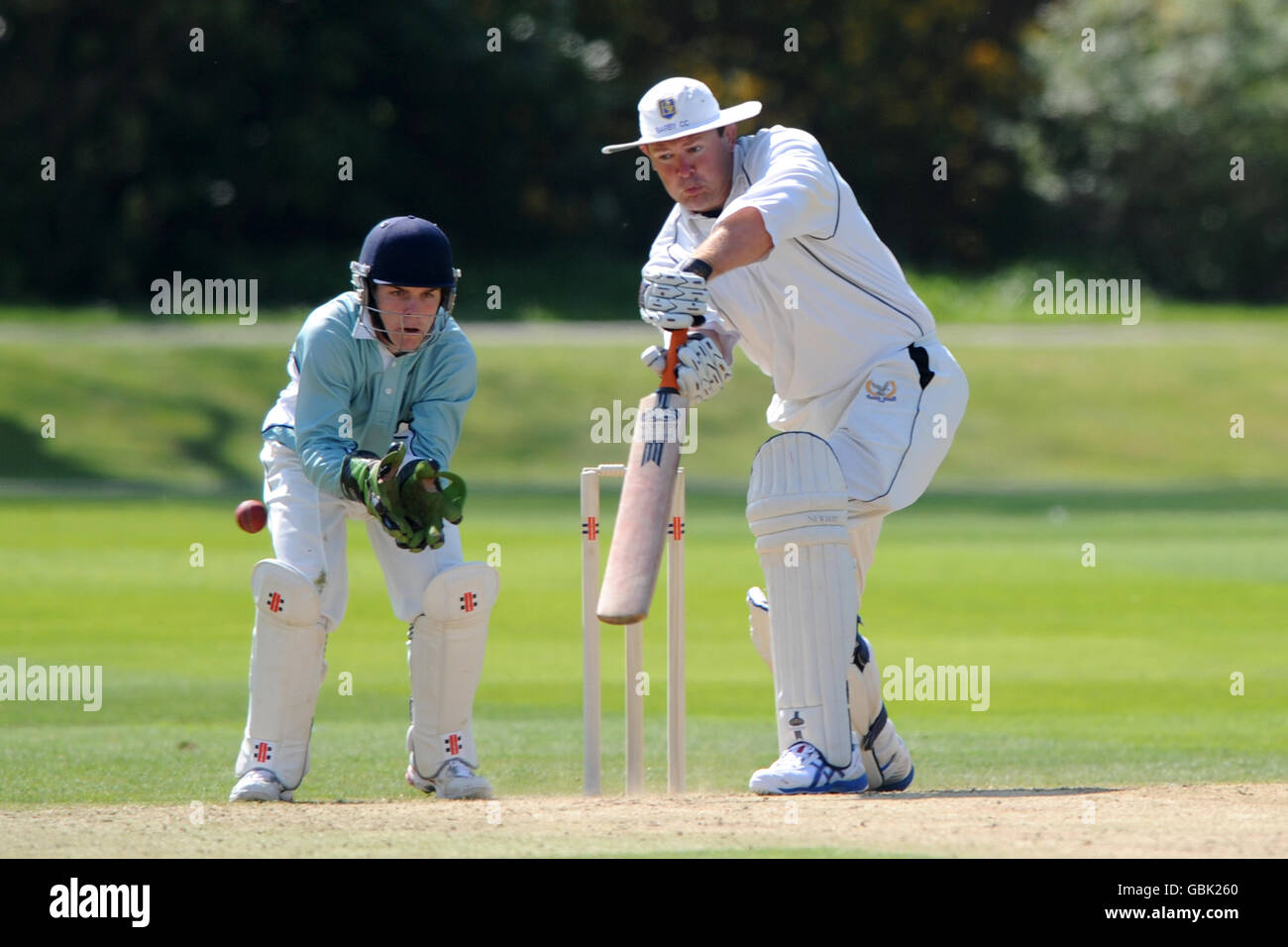 Cricket - MCC v Rugby School - The Close Stock Photo - Alamy
