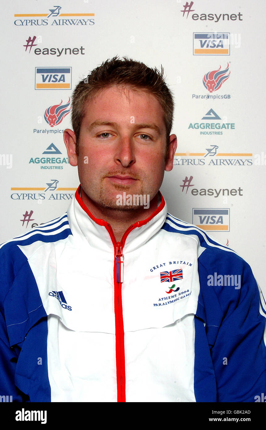 Athens Olympics 2004 - Great Britain Paralympic Team. Dan McCaffrey ...