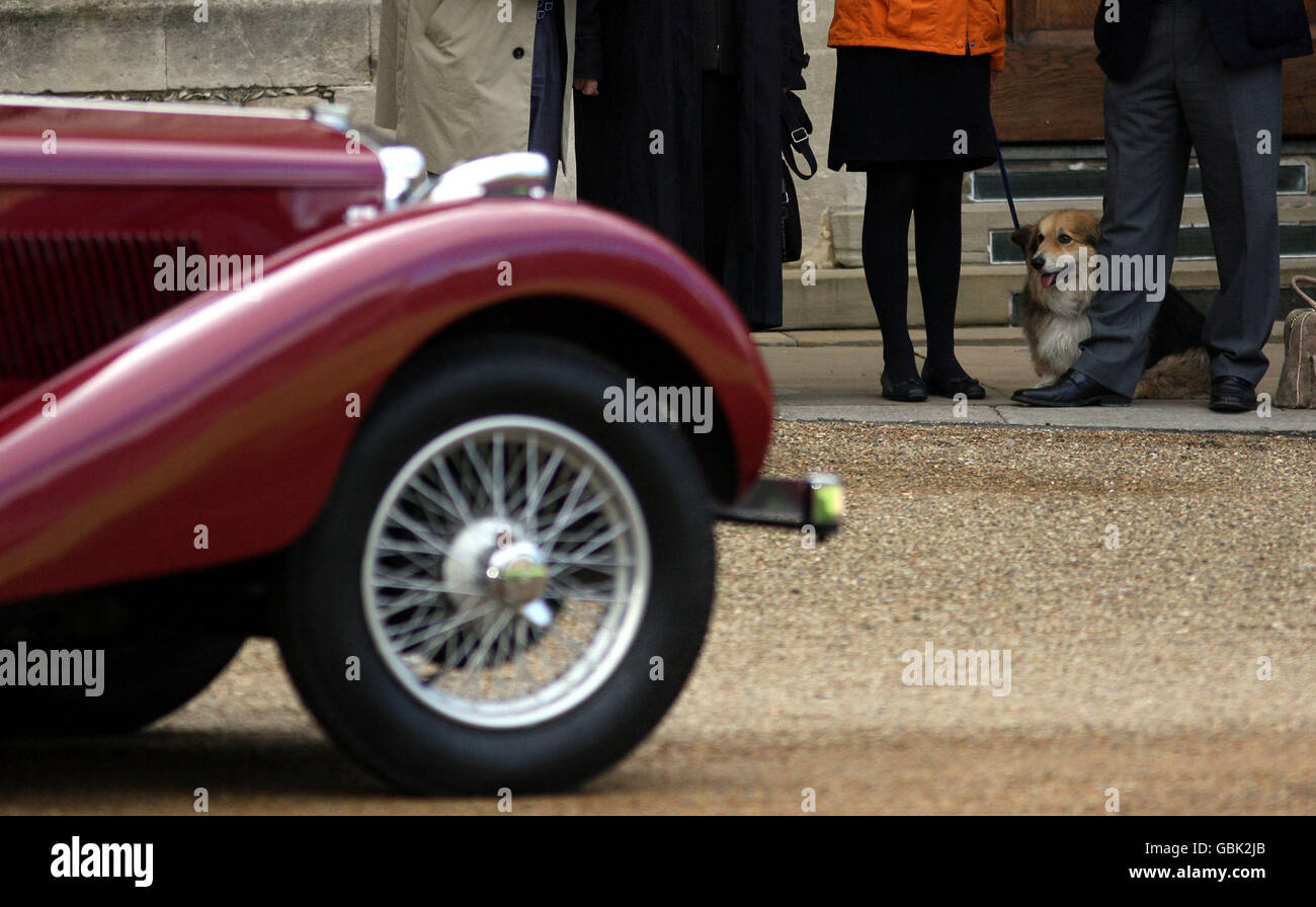 Duke of Edinburgh attends a parade of MG cars Stock Photo - Alamy