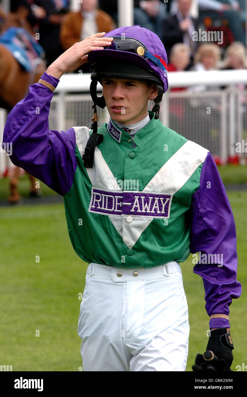 Jockey Rory Moore prior to his ride on Paddywack in the John Smith's ...