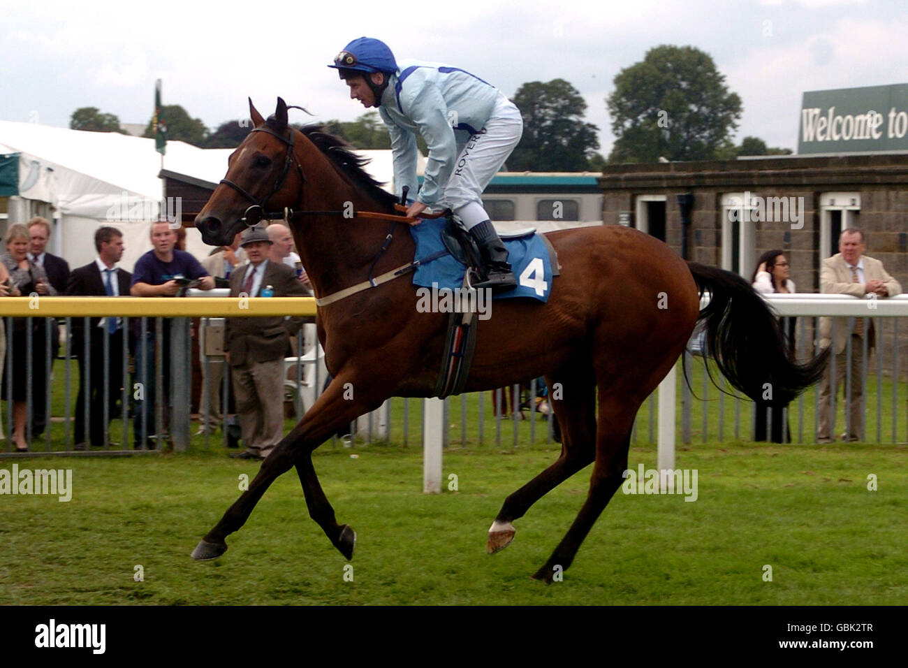 Jockey Sam Saunders goes to post on Ellens Academy in the John Smith's ...