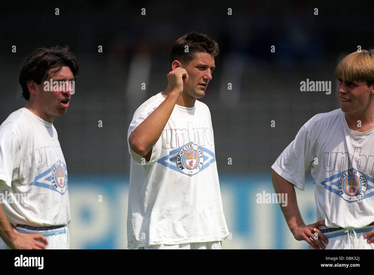 RICK HOLDEN, DAVID WHITE AND GARRY FLITCROFT, MANCHESTER CITY Stock ...