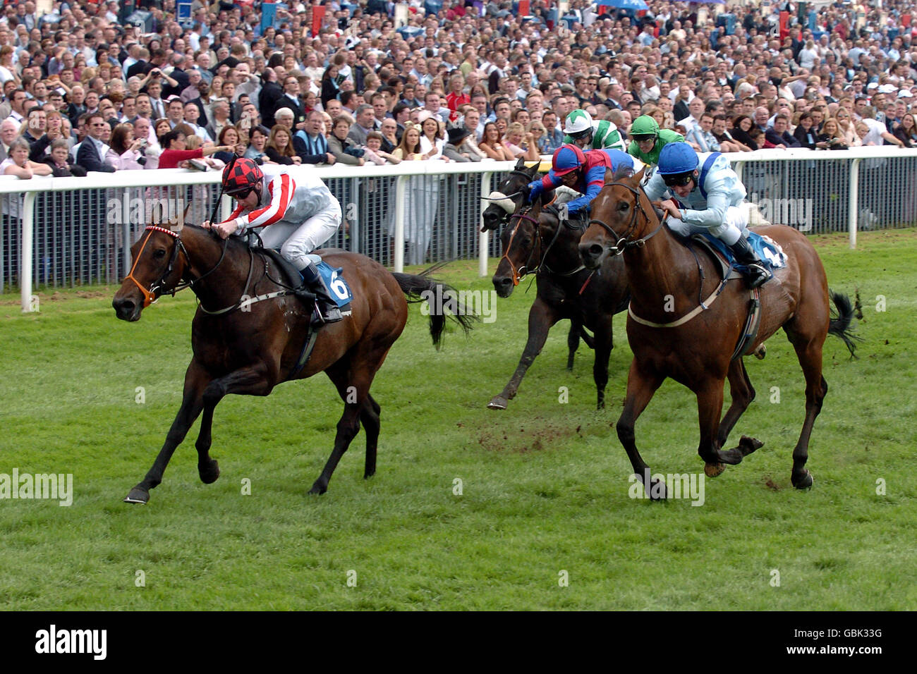 Horse Racing - York Races. Jockey Robert Winston on Pieter Brueghel (l ...