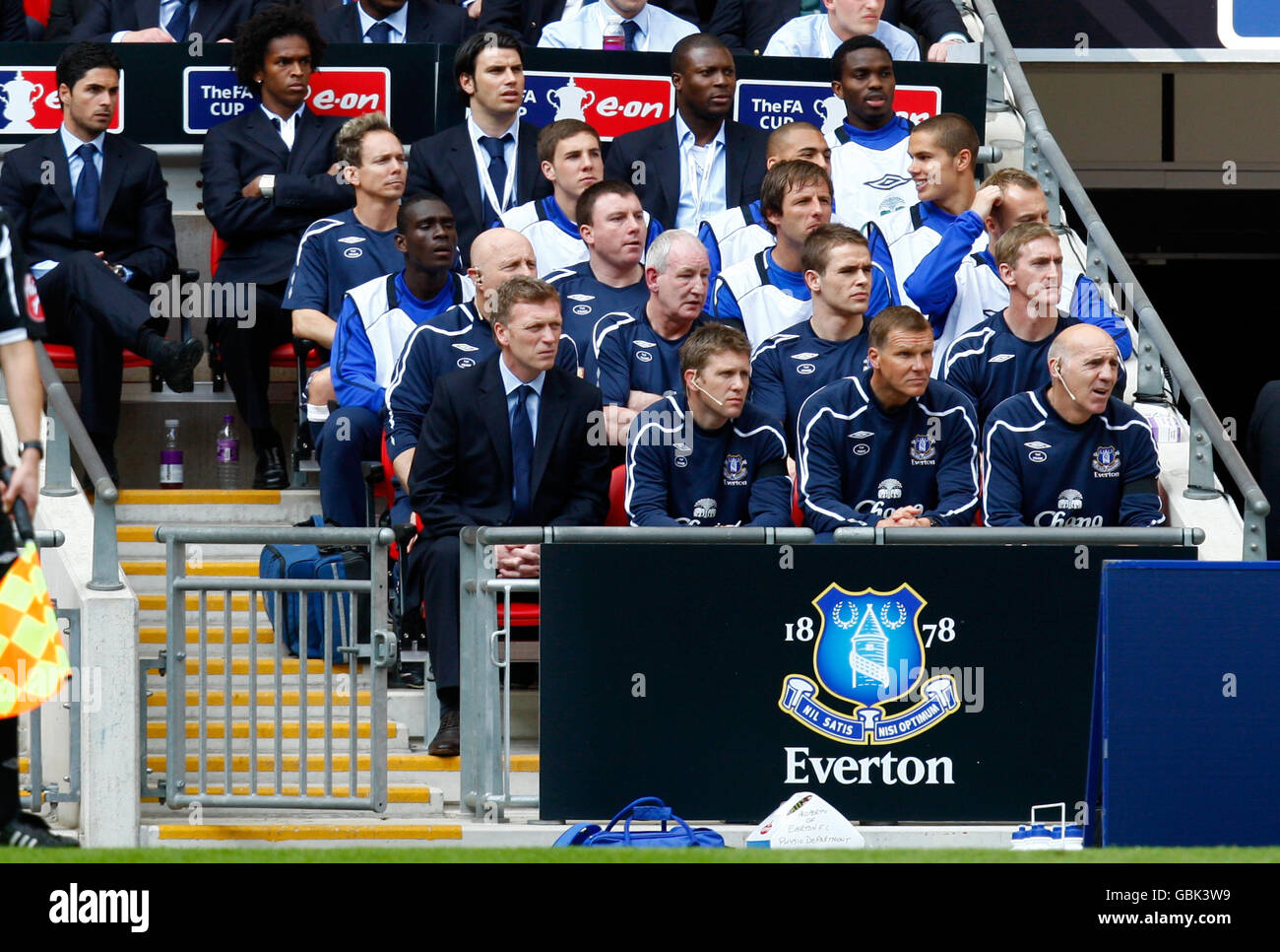 Football staff bench datacoapplies hi-res stock photography and images ...
