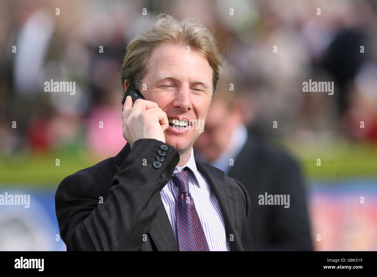Trainer Charlie Swan during the Punchestown Racing Festival at ...