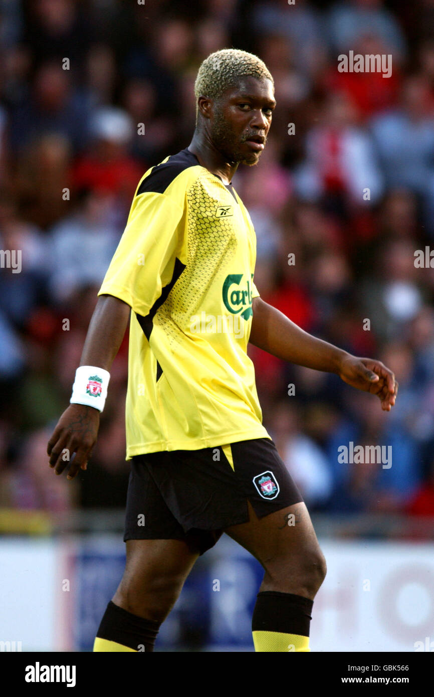 Soccer - Friendly - Wrexham v Liverpool Stock Photo - Alamy