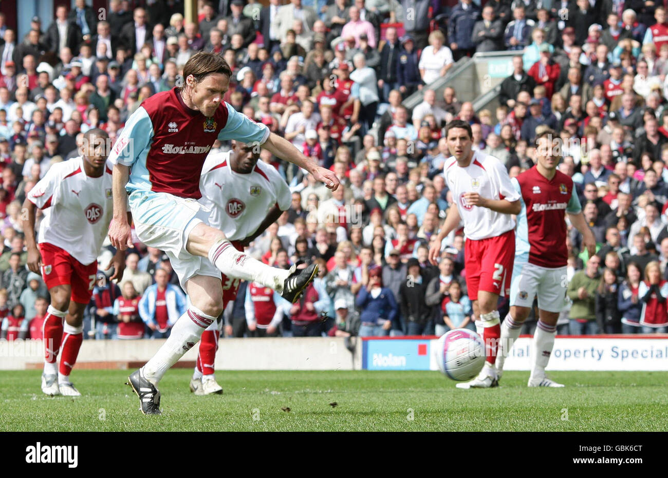 Burnley's Graham Alexander scores his second goal of the game during ...